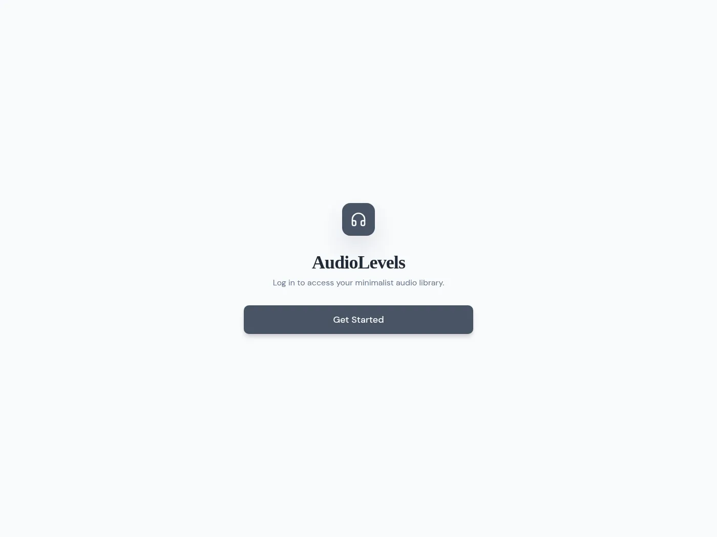 Minimal Audio Levels
