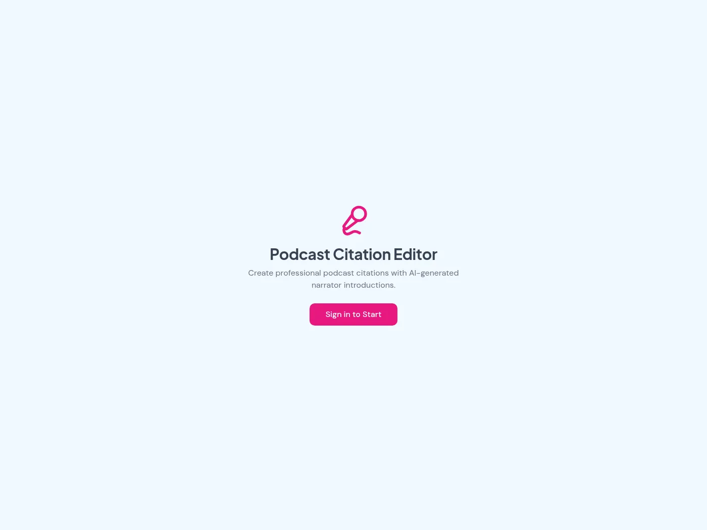 Smart Audio Podcast Editor