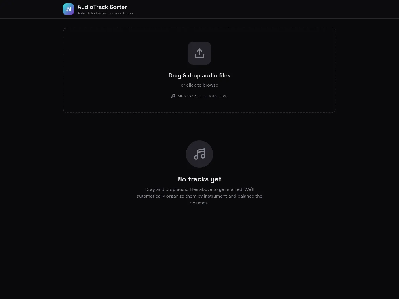 AudioTrack Sorter