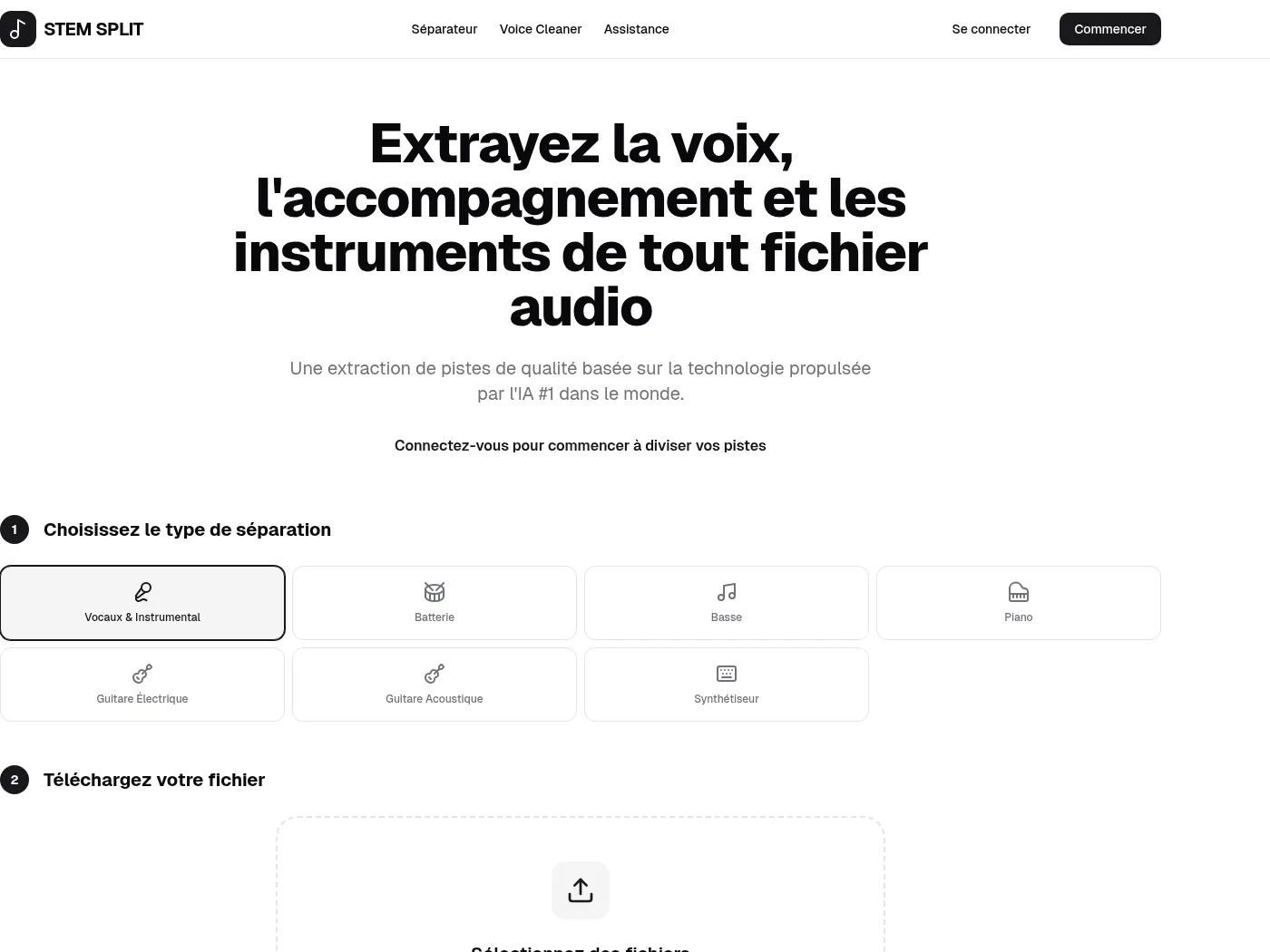 Audio Splitter Web App