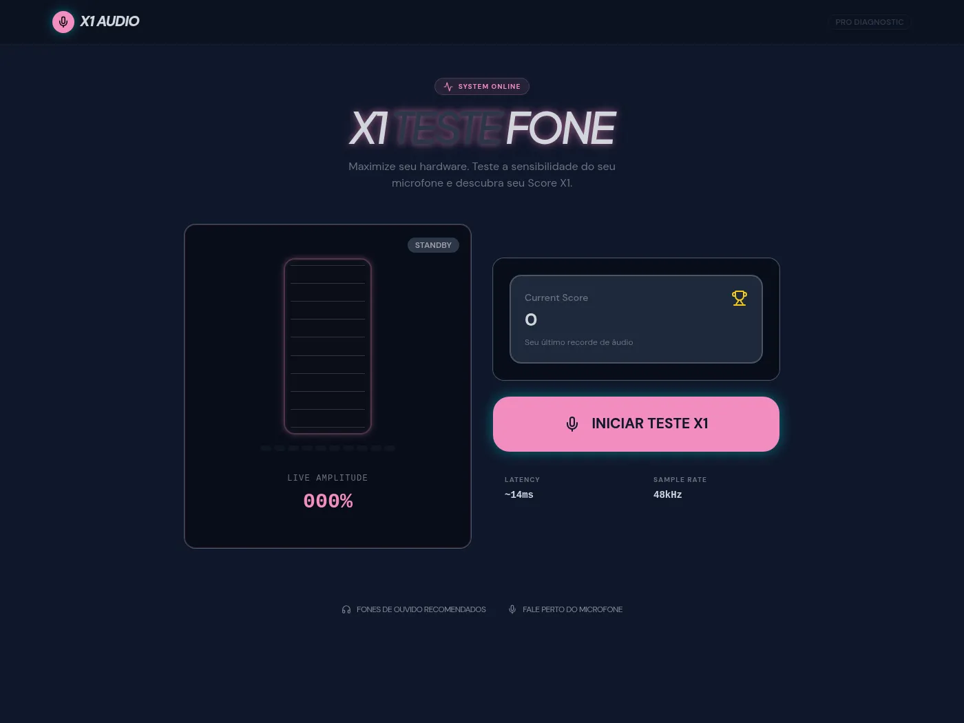 Audio Test Web