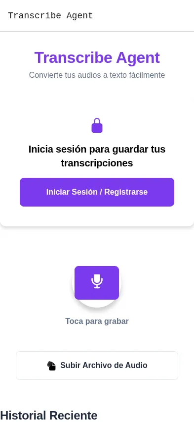 Audio Transcribe Agent