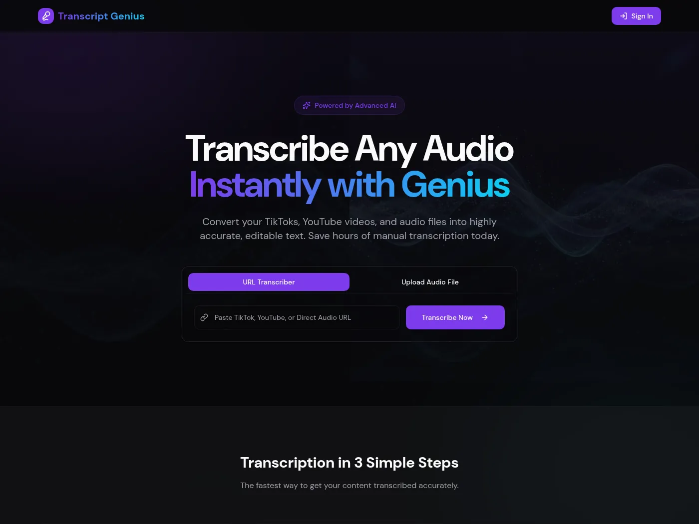 Transcript Genius