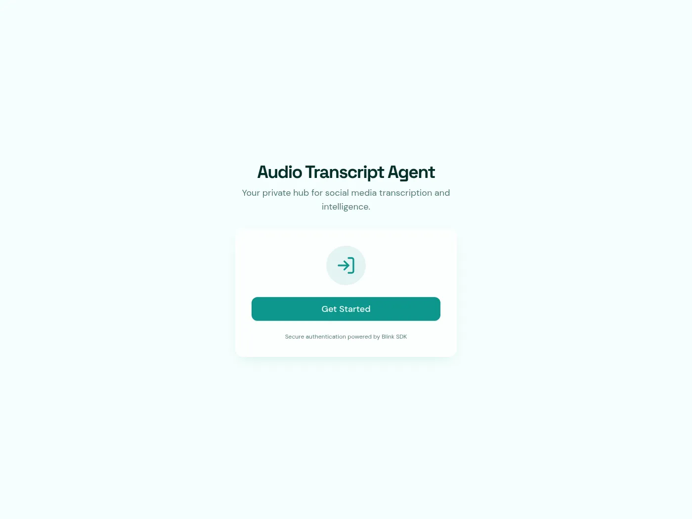 Audio Channel Transcript Agent