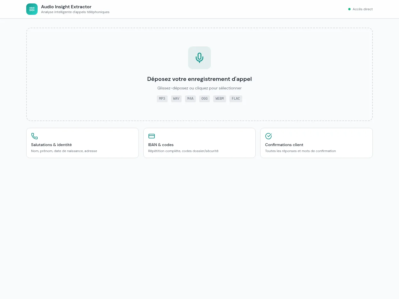 Audio Insight Extractor