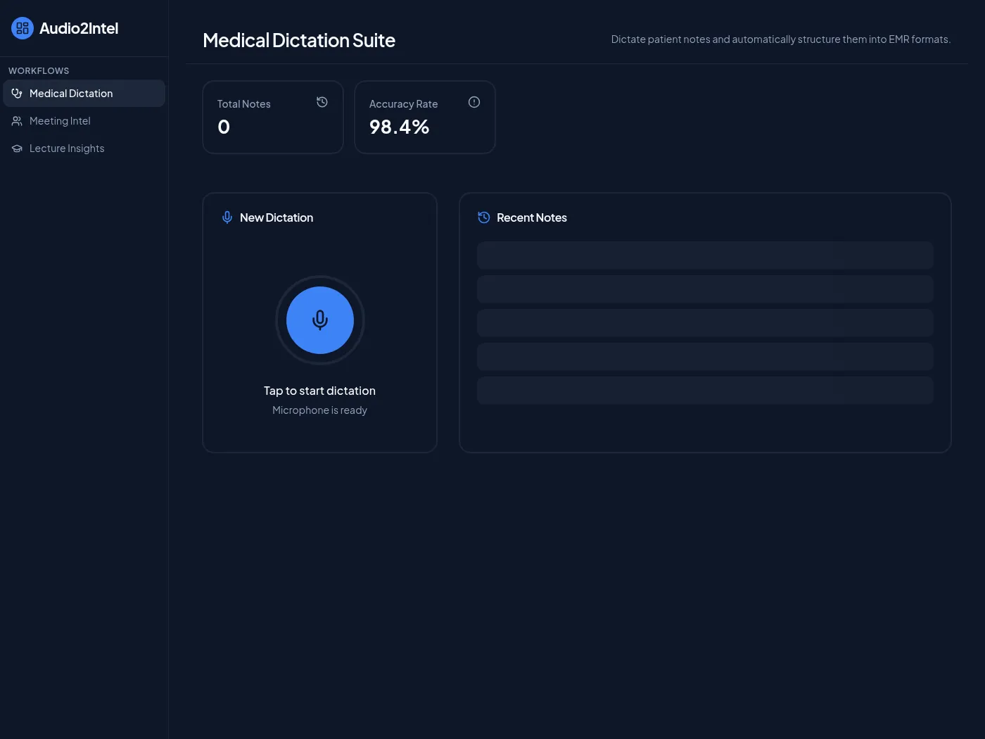 Audio2Intelligence Suite