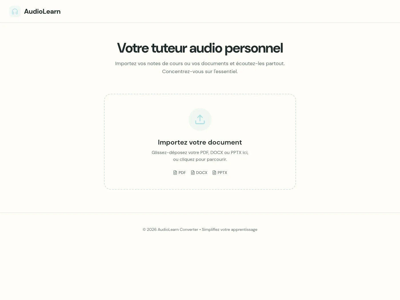 AudioLearn Converter