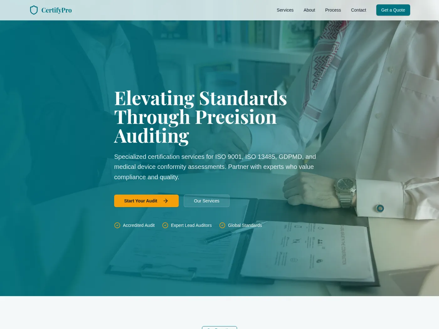 CertifyPro Audit Site