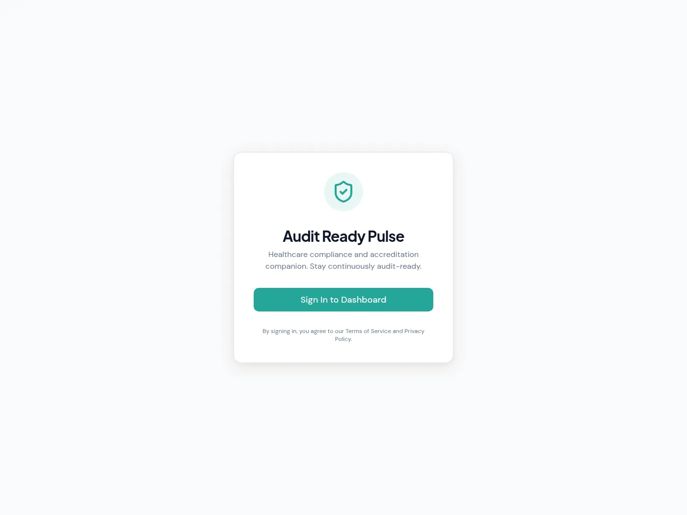 Audit Ready Pulse