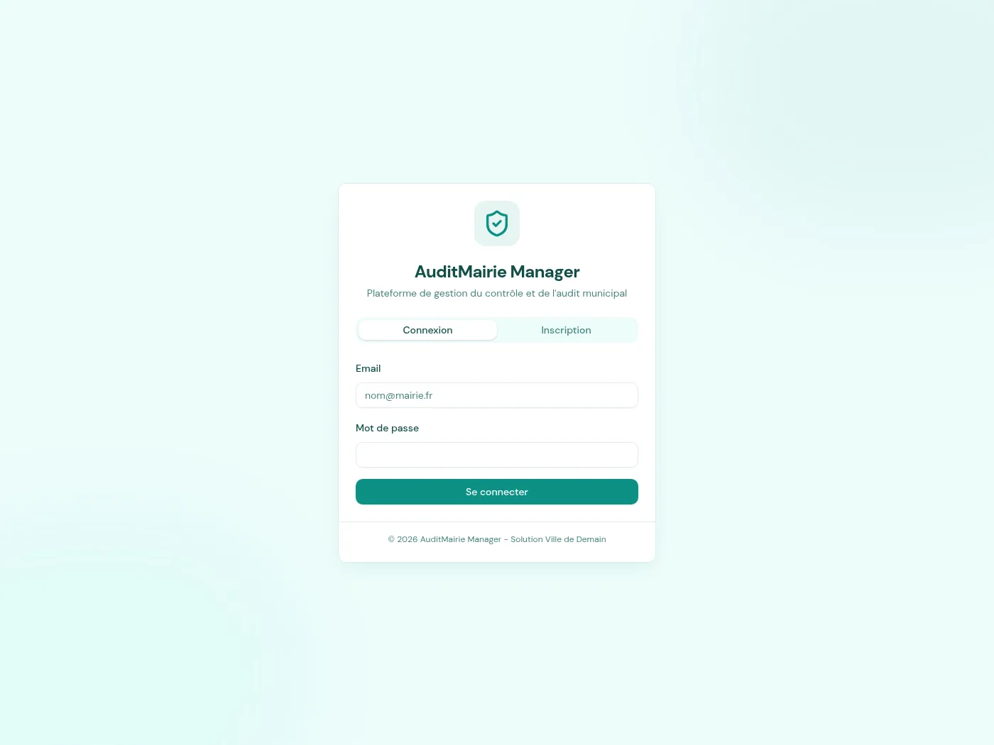AuditMairie Manager