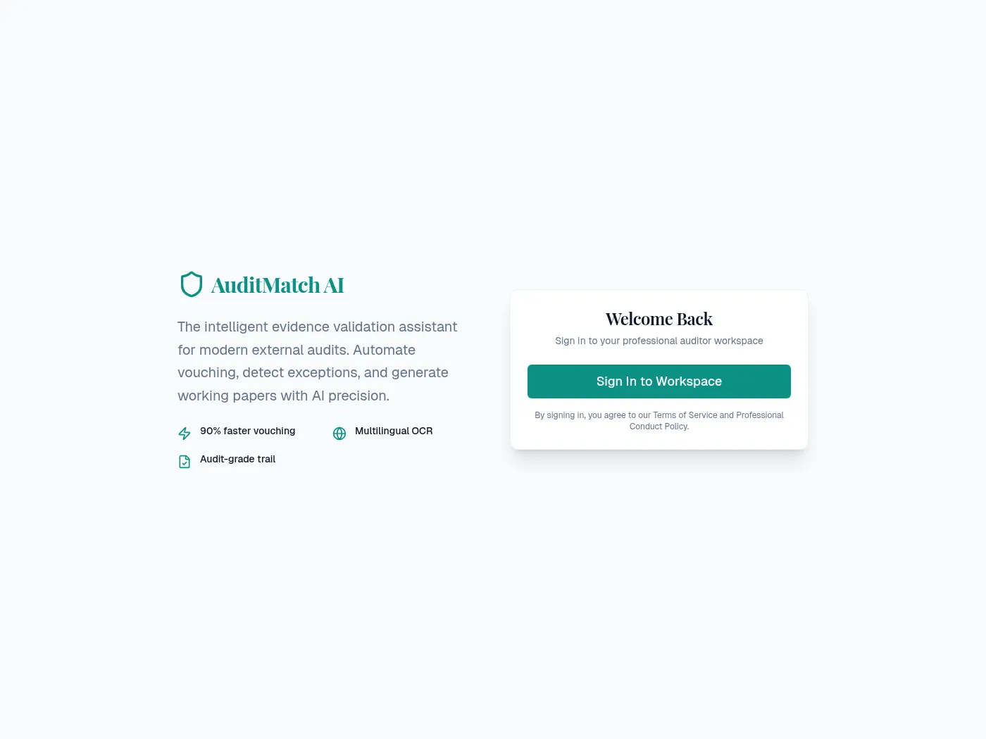 AuditMatch AI Assistant