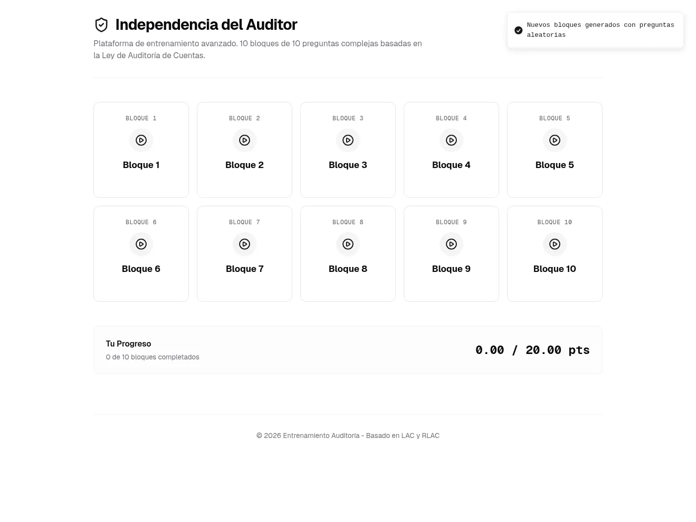 Auditor Independence Quiz Web