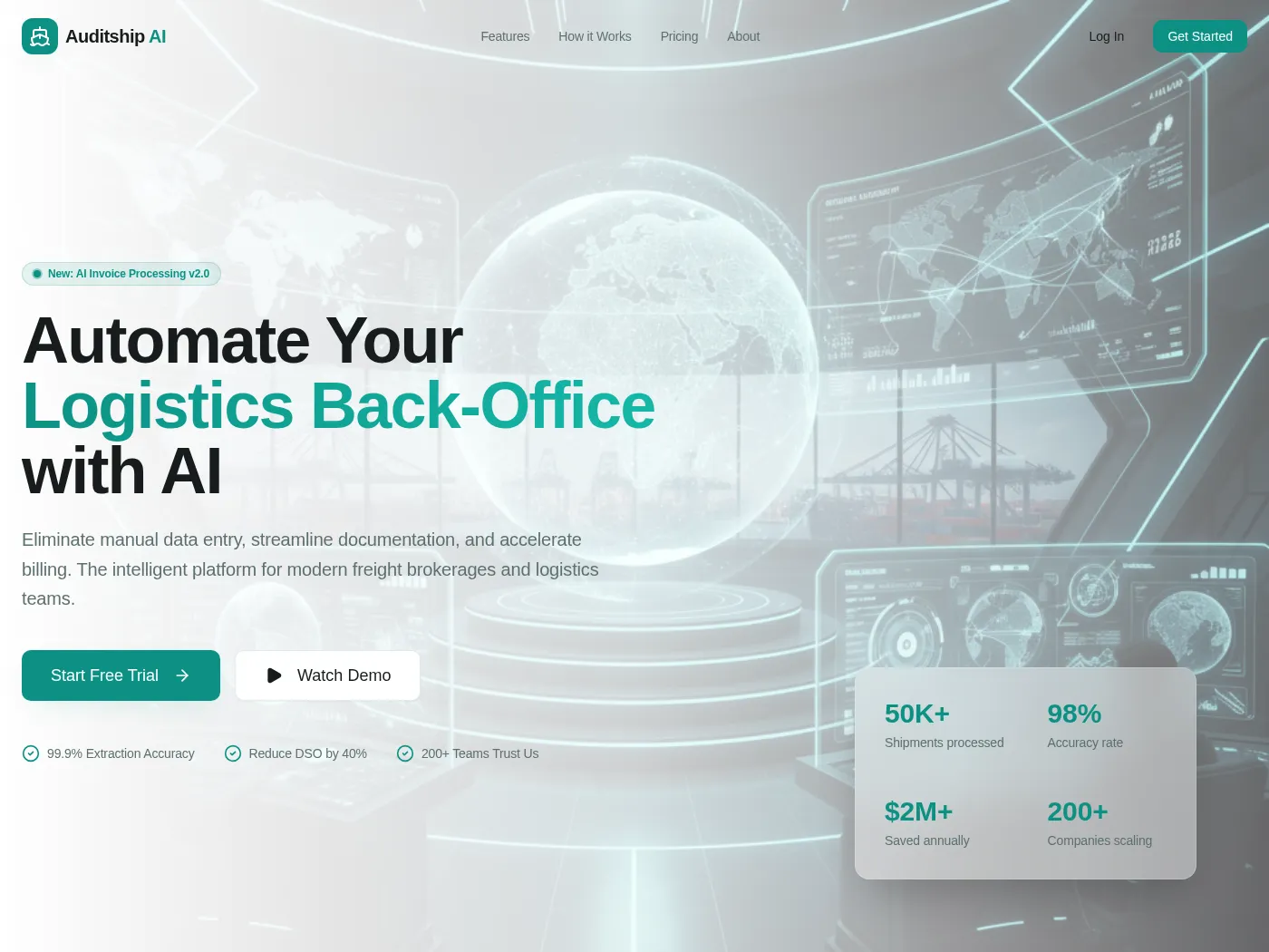AuditShip Web Revamp