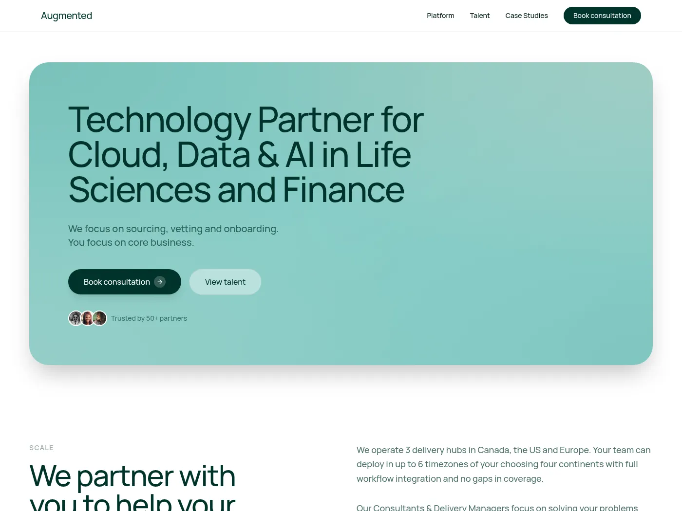 Augmented Landing Page