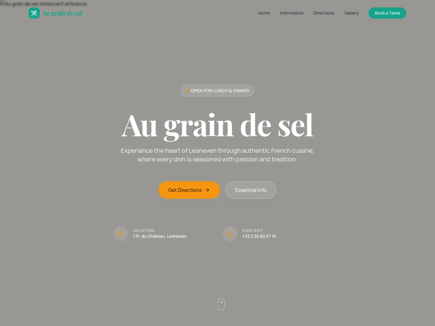 Au Grain de Sel Guide