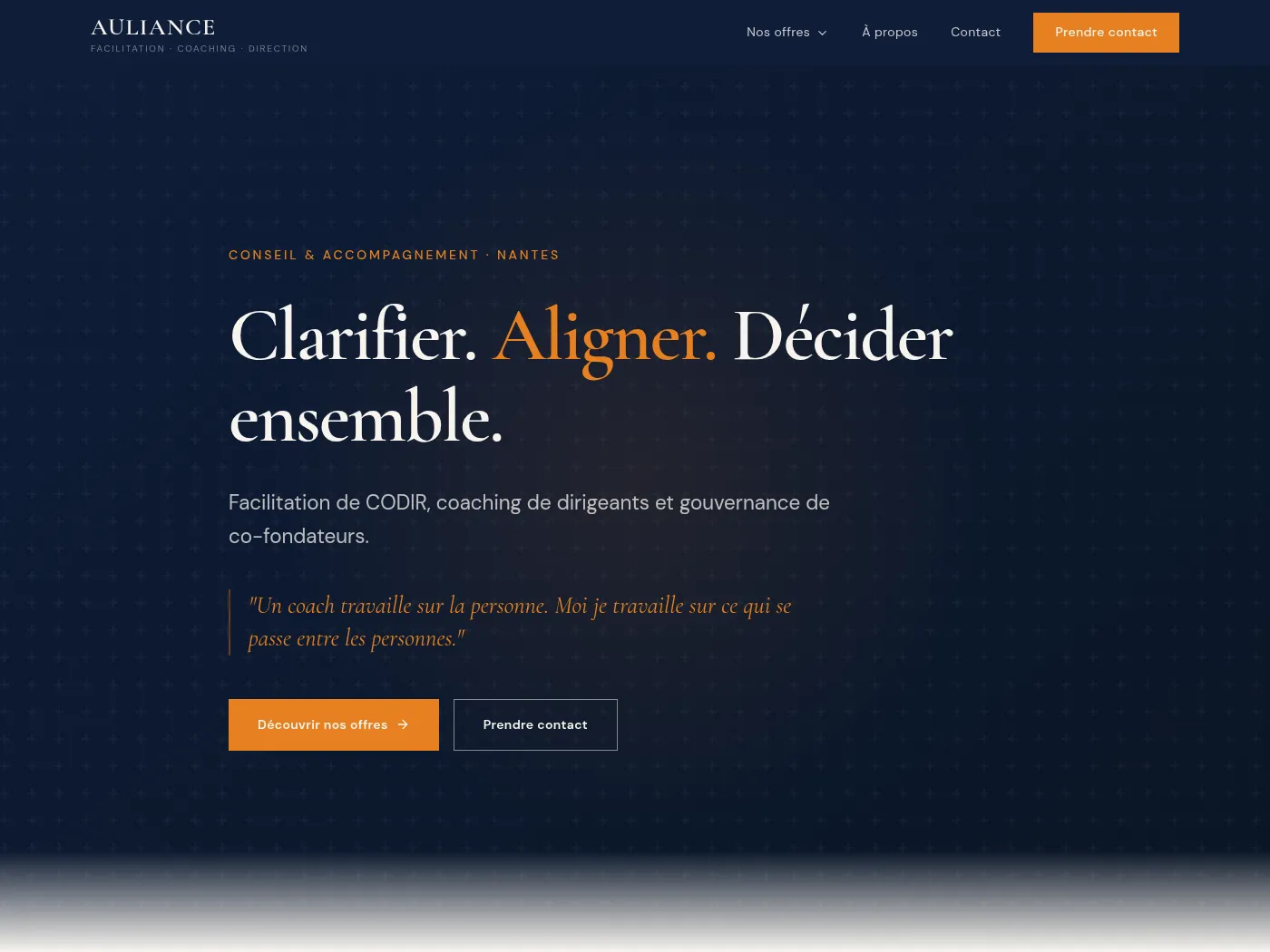 AULIANCE Executive Consulting Site