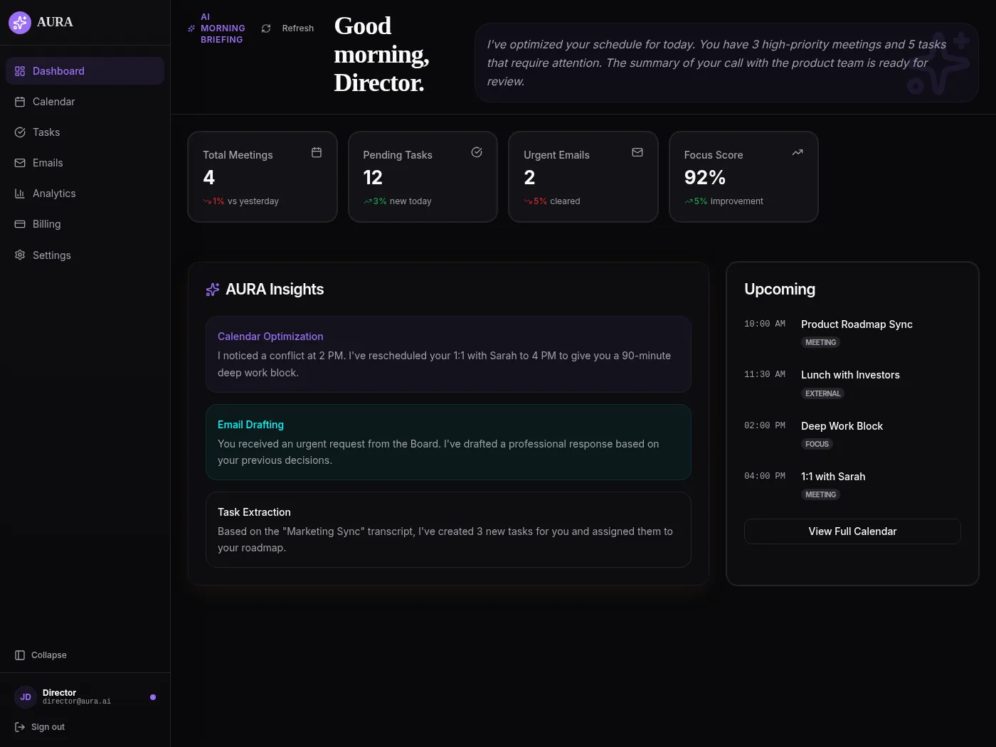 AURA Executive AI