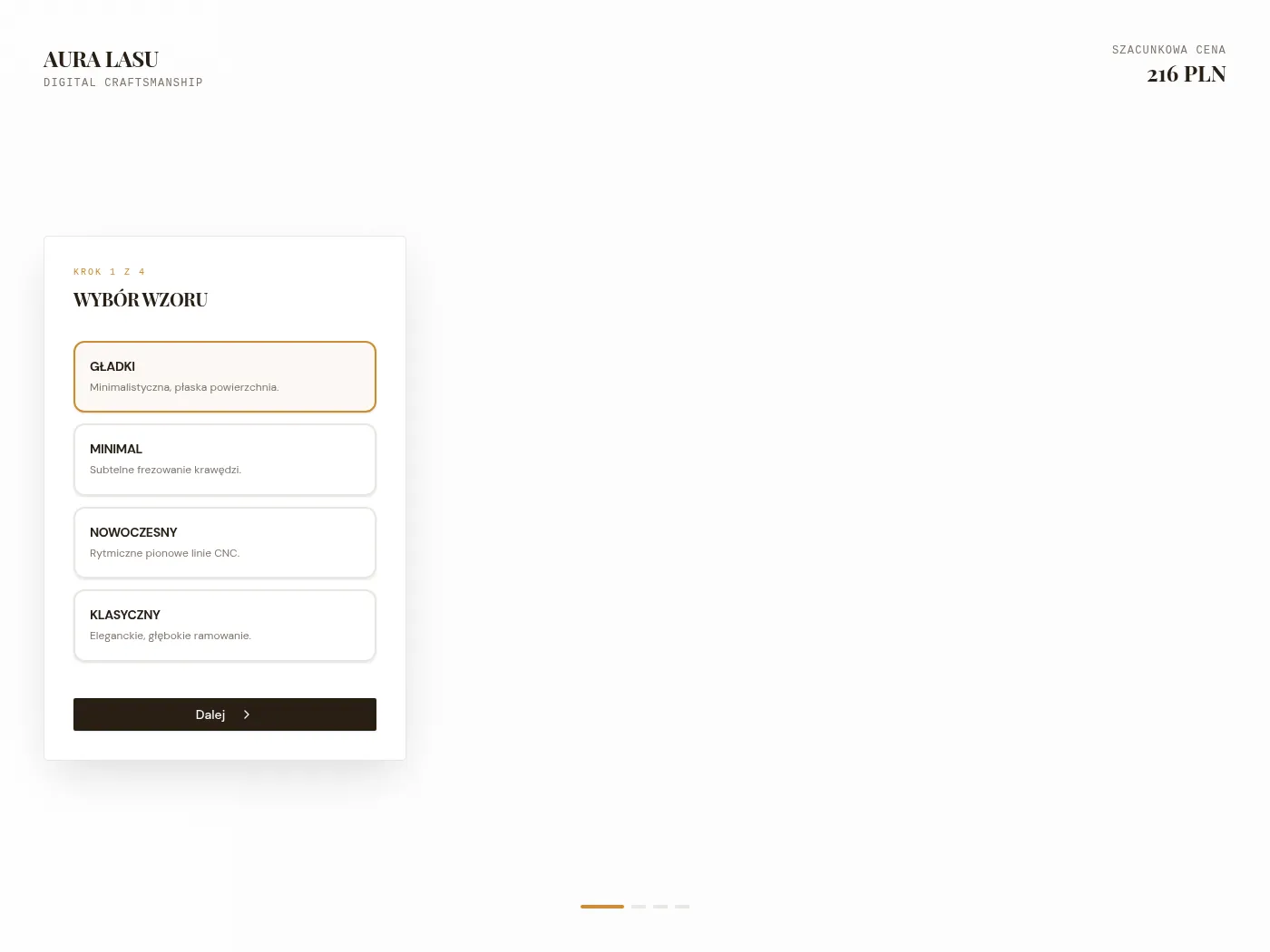 Aura Lasu 3D Configurator