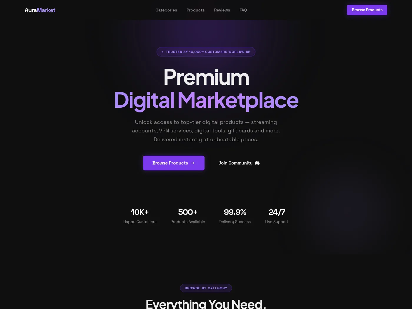 AuraMarket Theme
