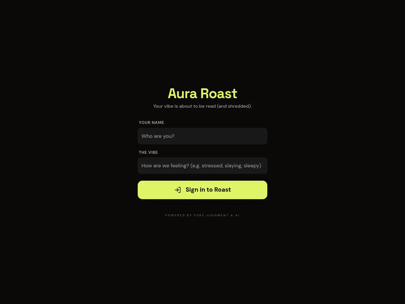 Aura Roast