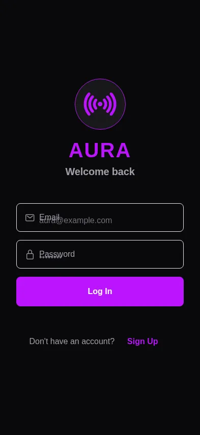 AURA Social Proximity App