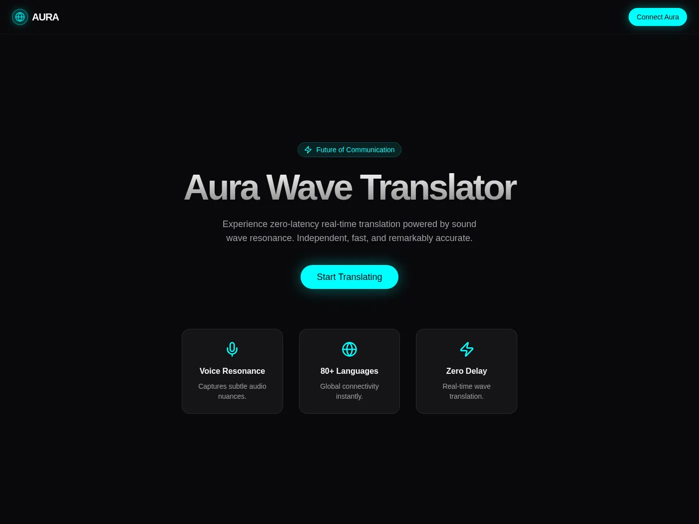 Aura Translator App