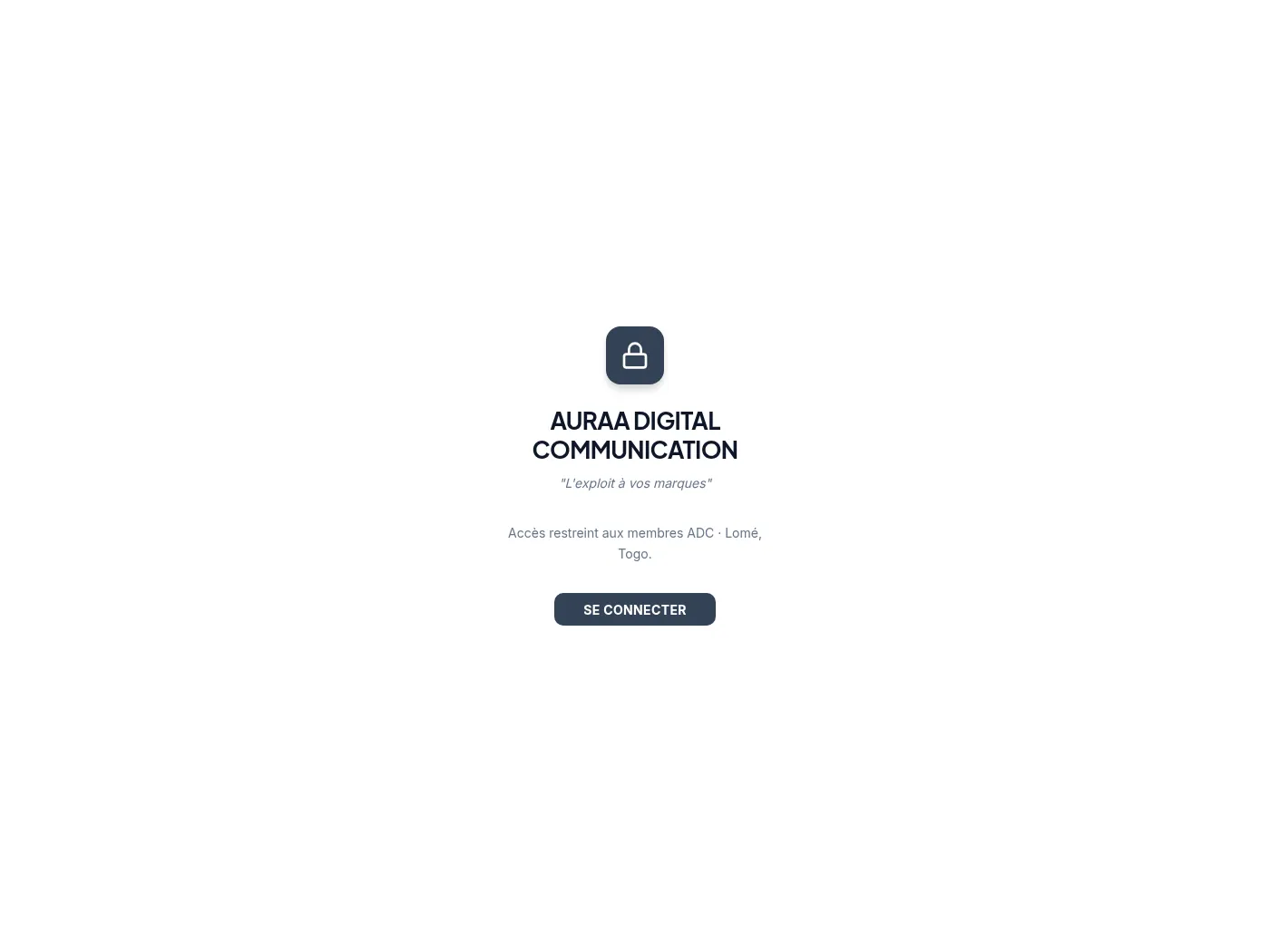 AURAA Digital Admin Portal