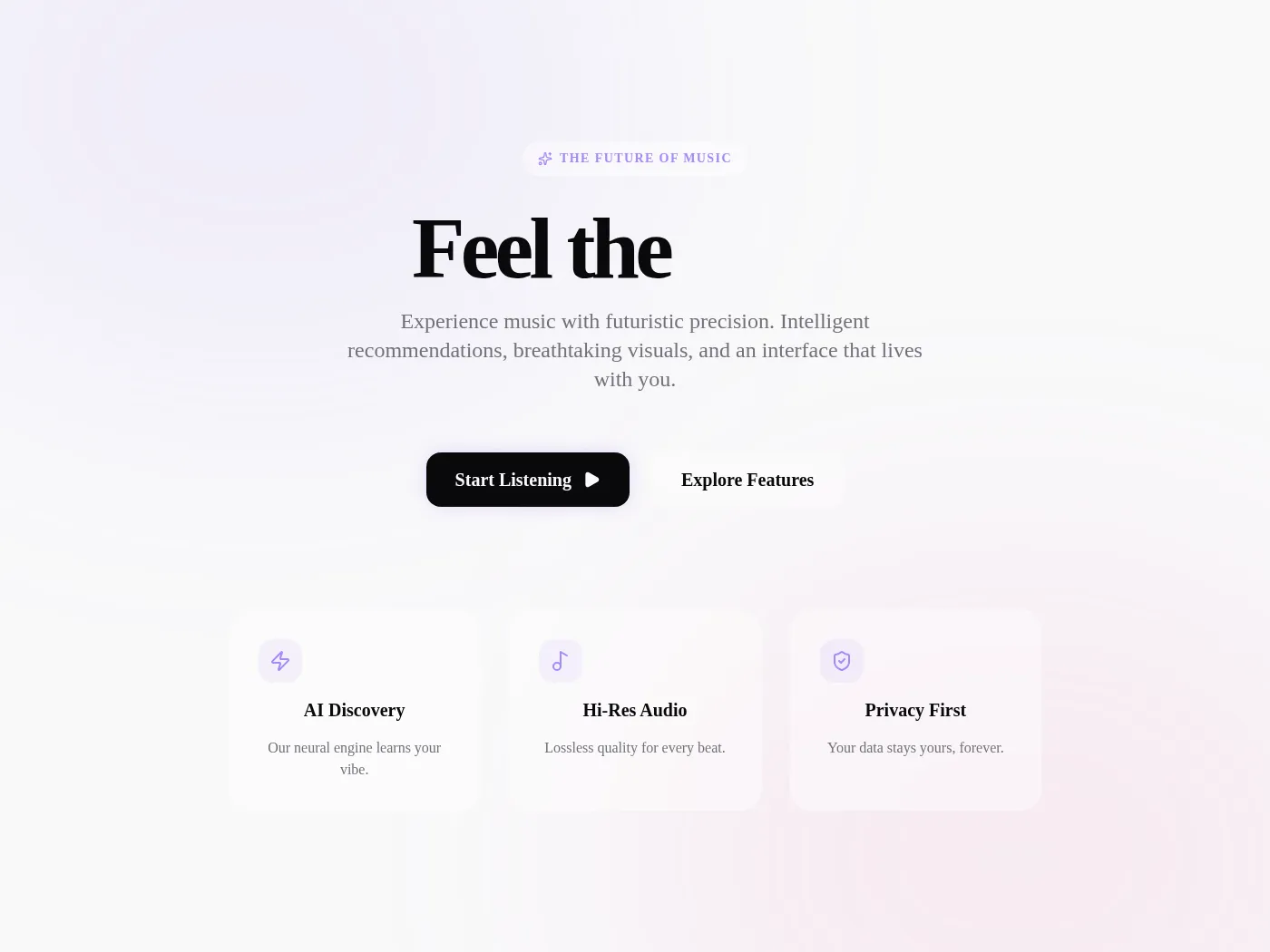 AuraBeats Music Player