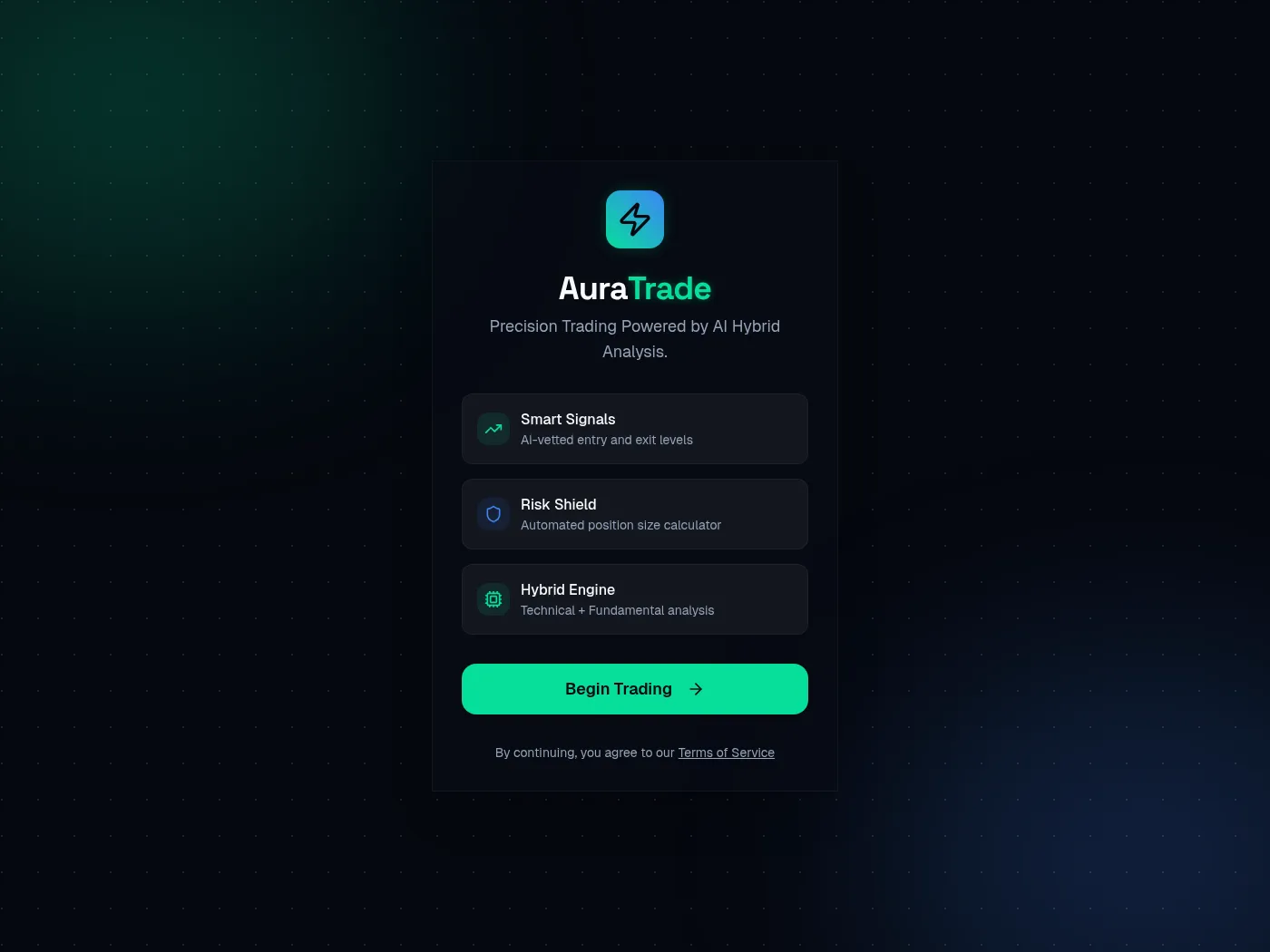 AuraTrade Premium Trading App