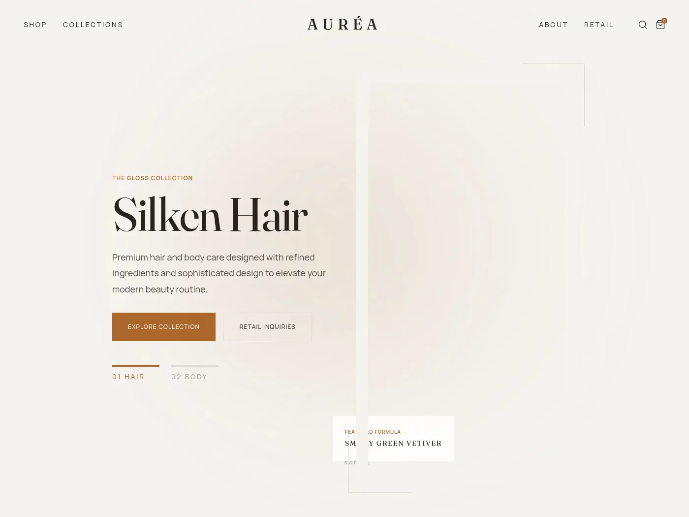 Auréa Body Luxury Site