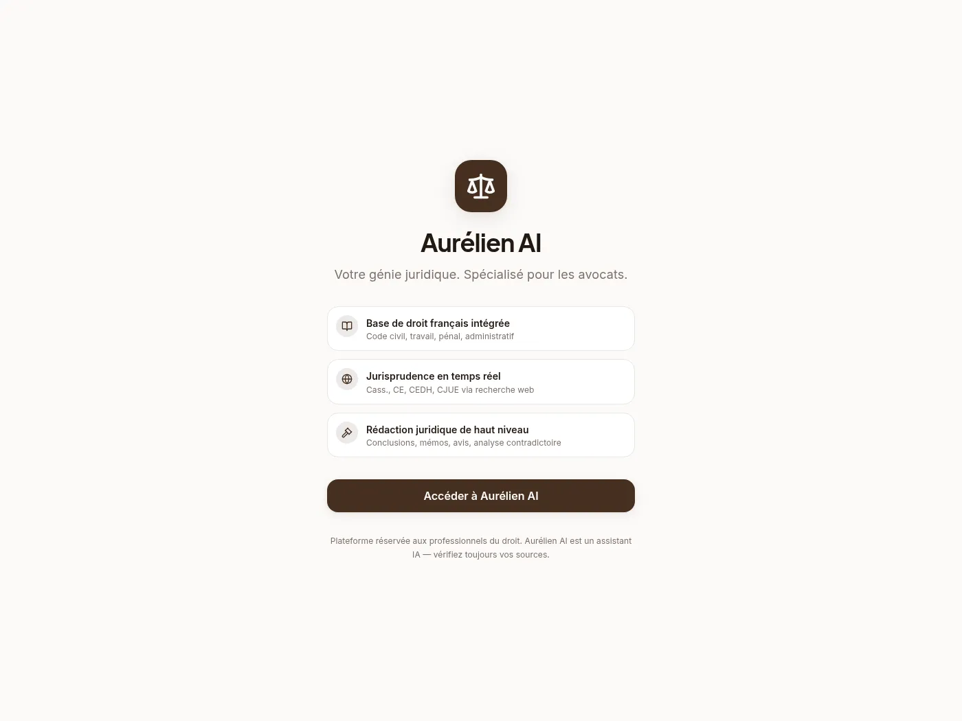 Aurélien AI Chatbot