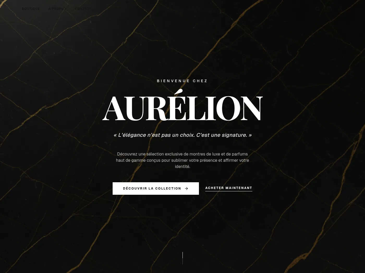 Aurélion Luxe E-Commerce