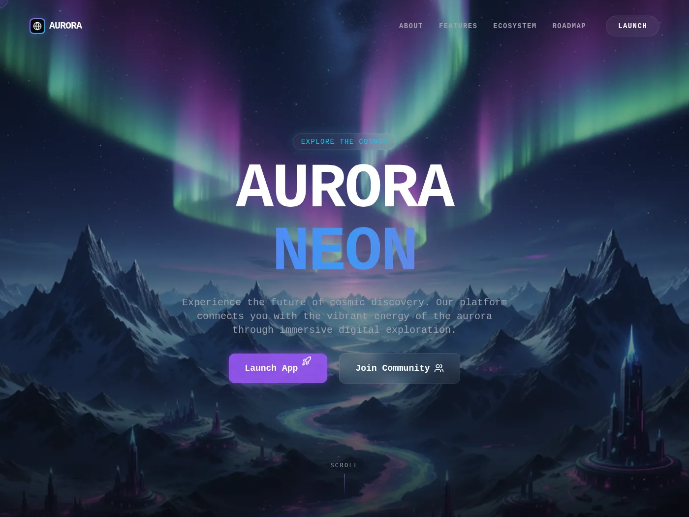 Aurora Neon Landing