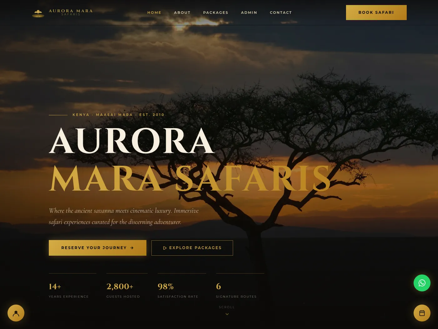 Aurora Mara Cinematic Web
