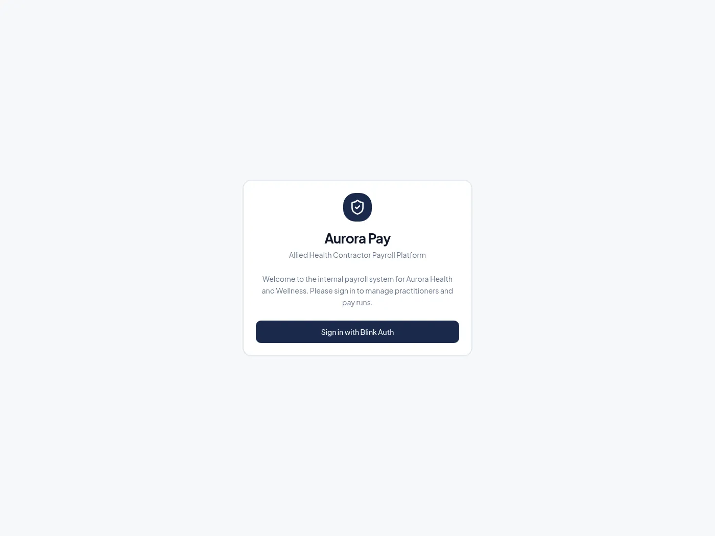 Aurora Pay Payroll System