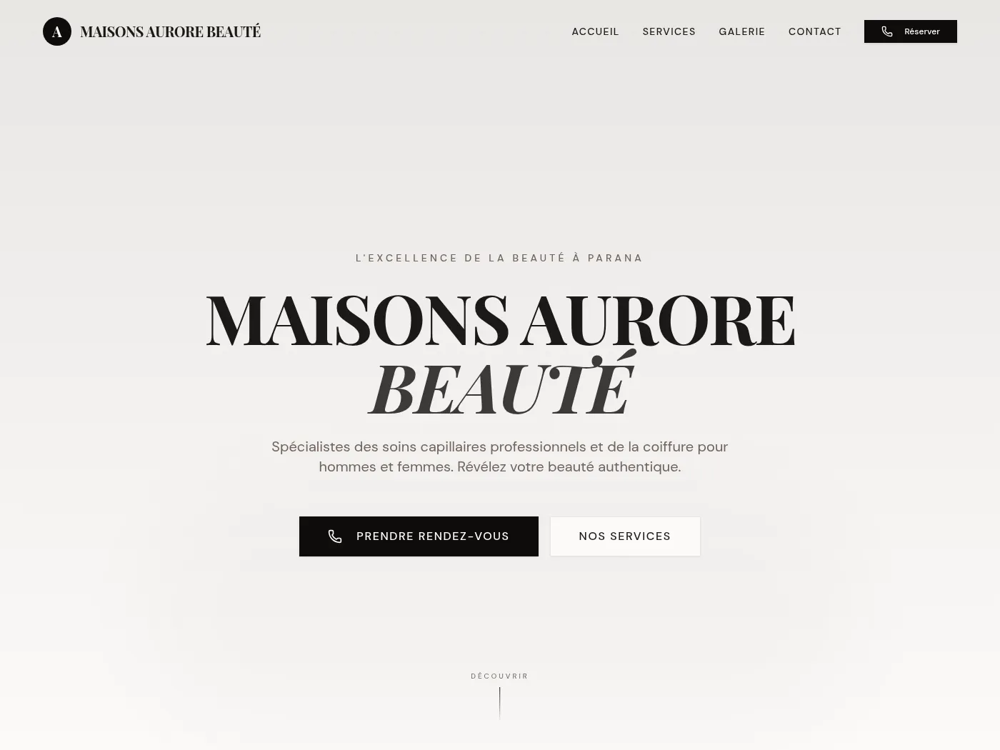 Maisons Aurore Beauté Web