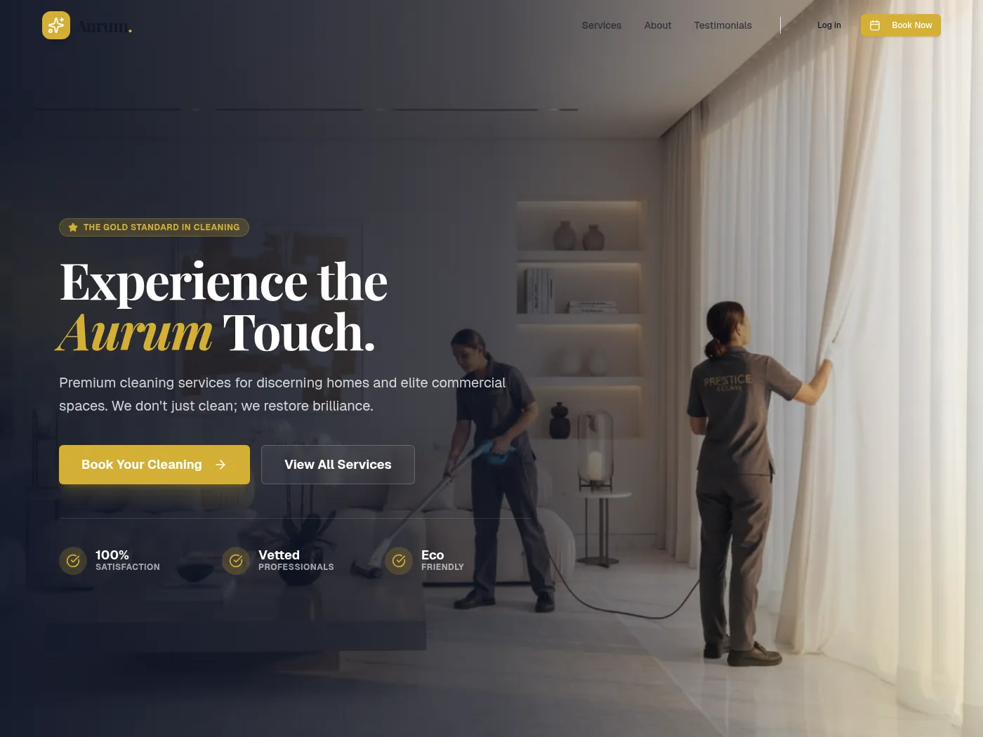 Aurum Cleaning Site