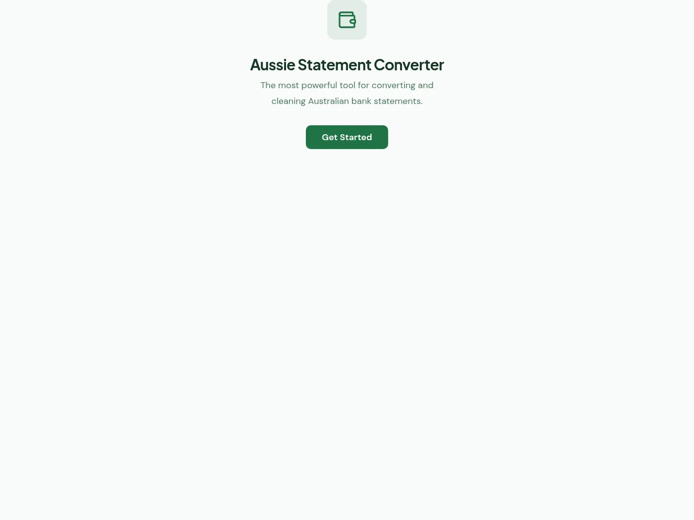 Aussie Statement Converter