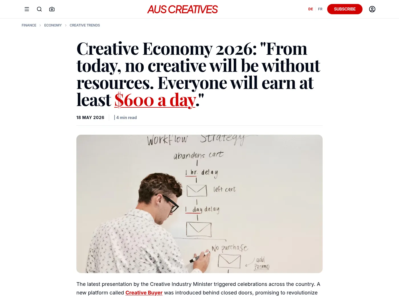AUS Creatives News Hub