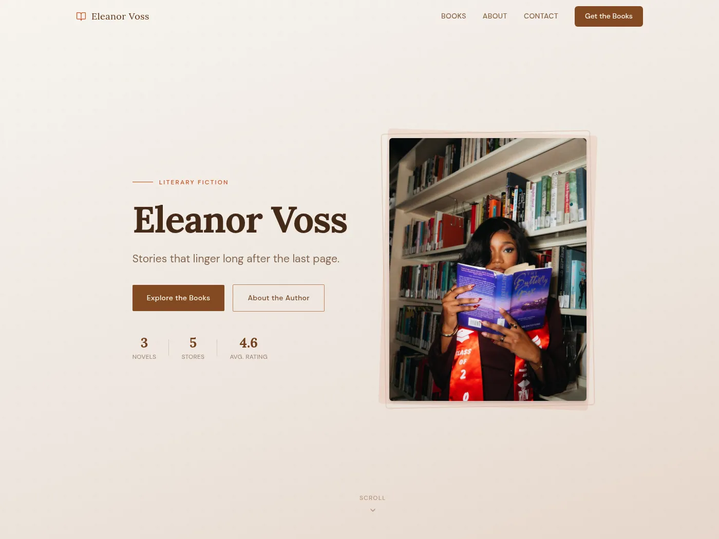 Author Showcase Site