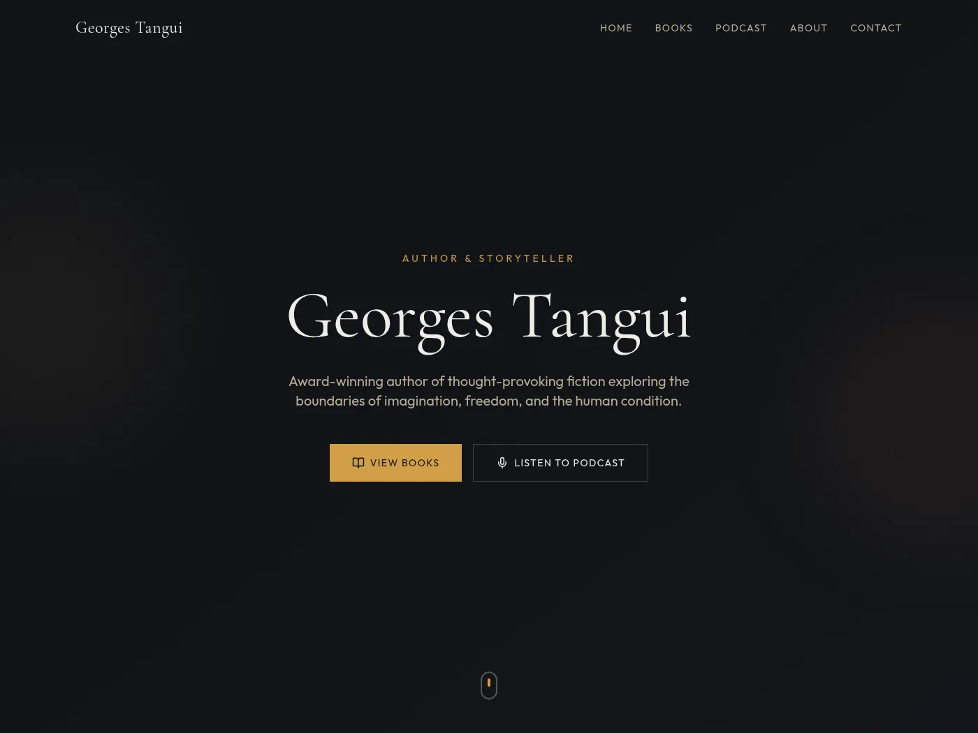 Georges Tangui Author Site