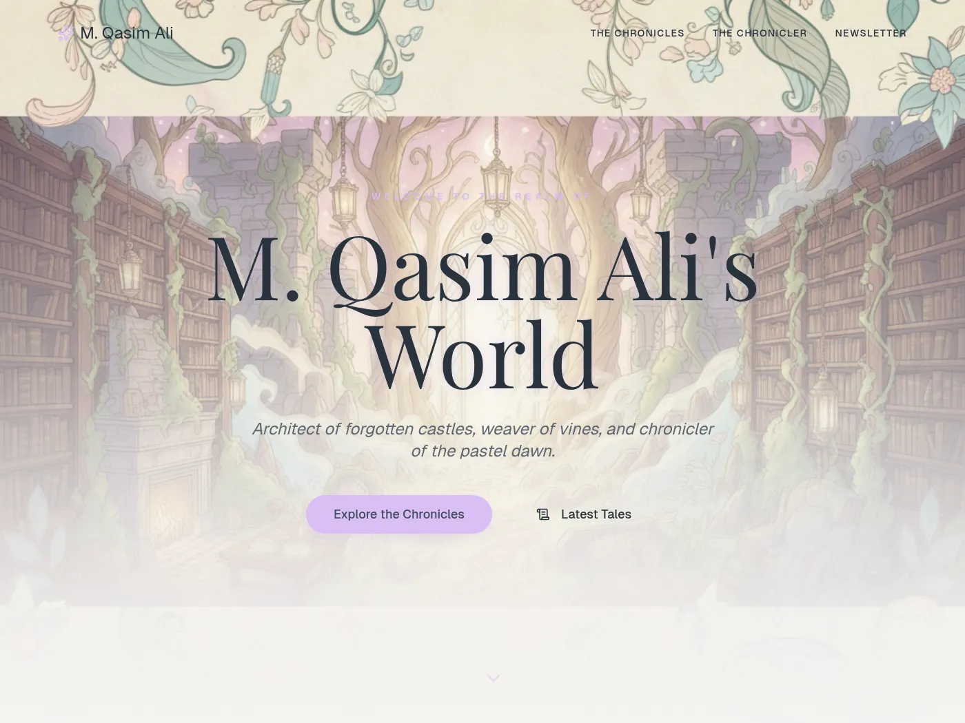 Author Portfolio Site