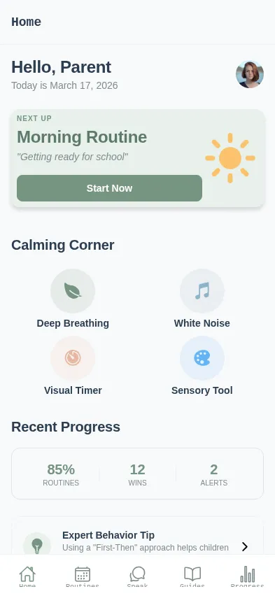 Autism Parent Support App