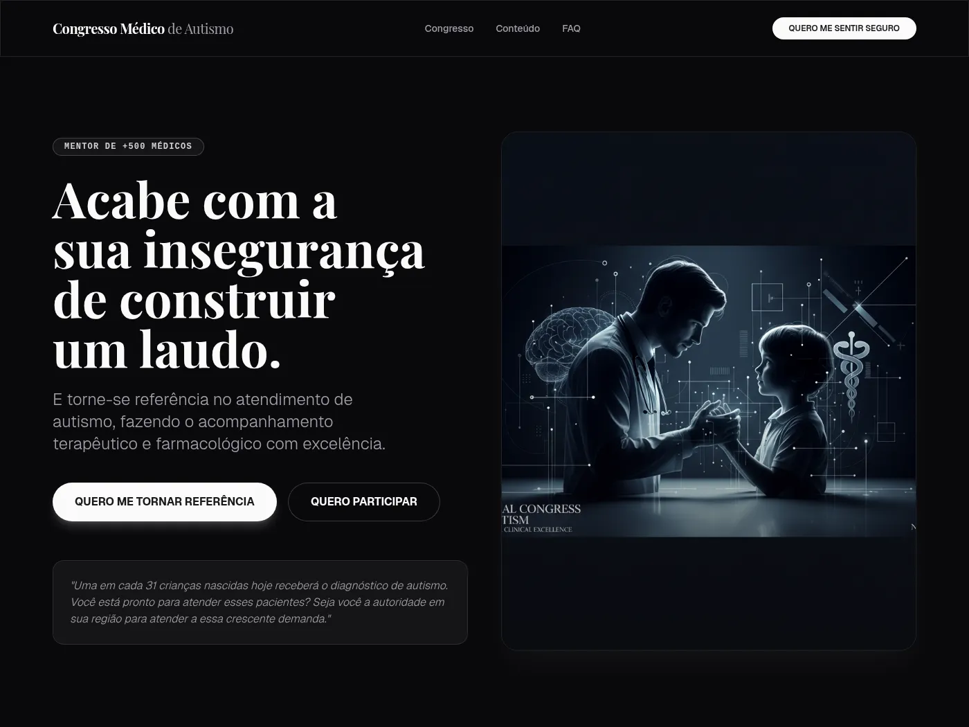 Autismo Congresso Landing