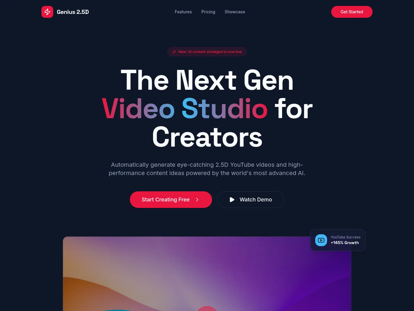 2.5D Video Genius