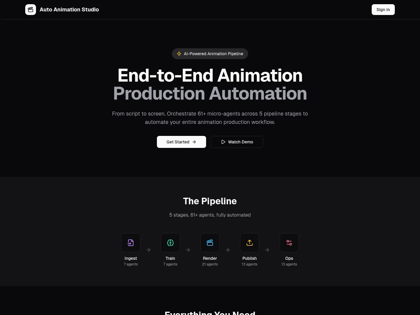 Auto Animation Studio OS