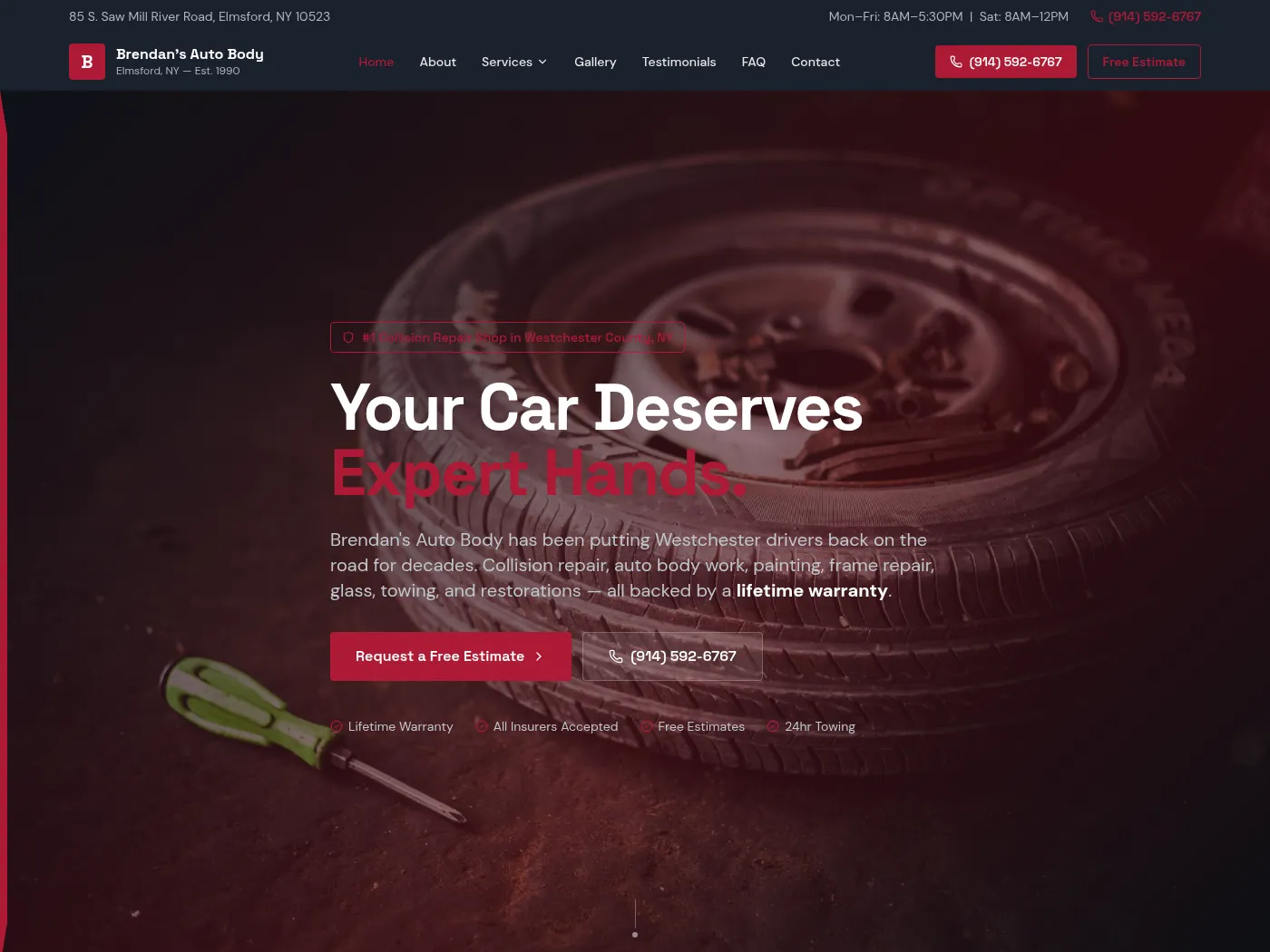 Brendan's Auto Body Redesign