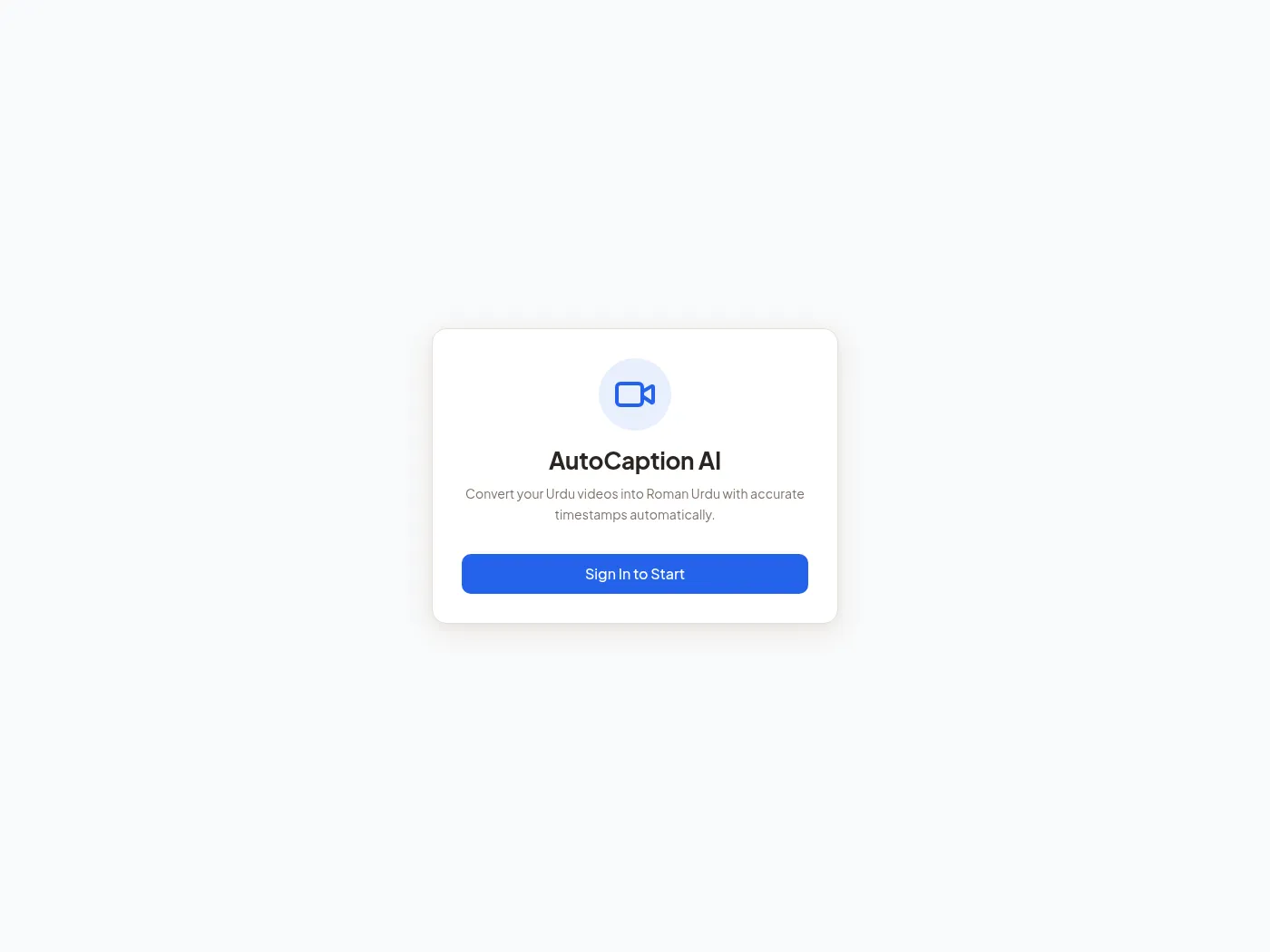 Auto Caption Generator