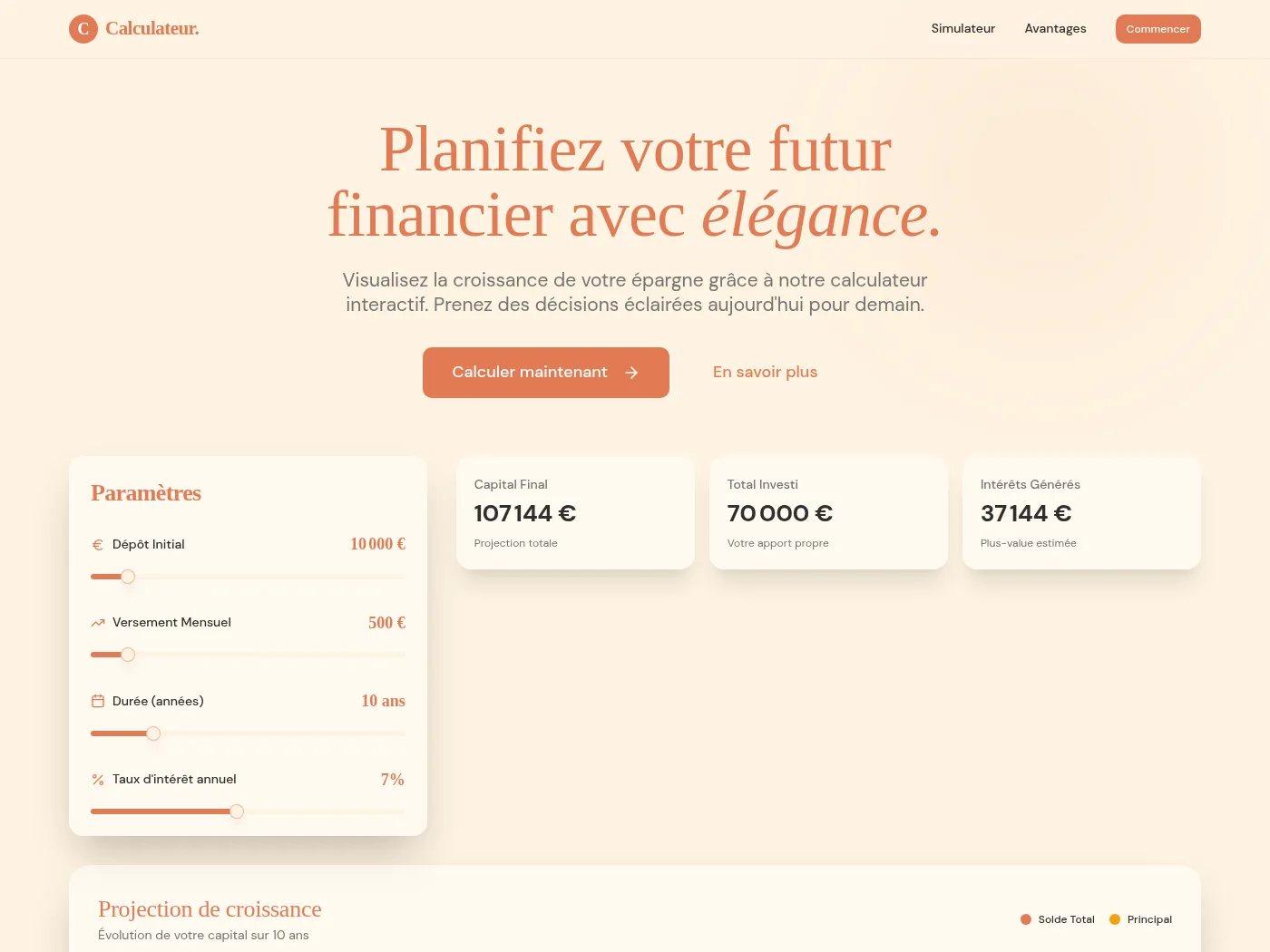 Dépôt AutoCalc Page