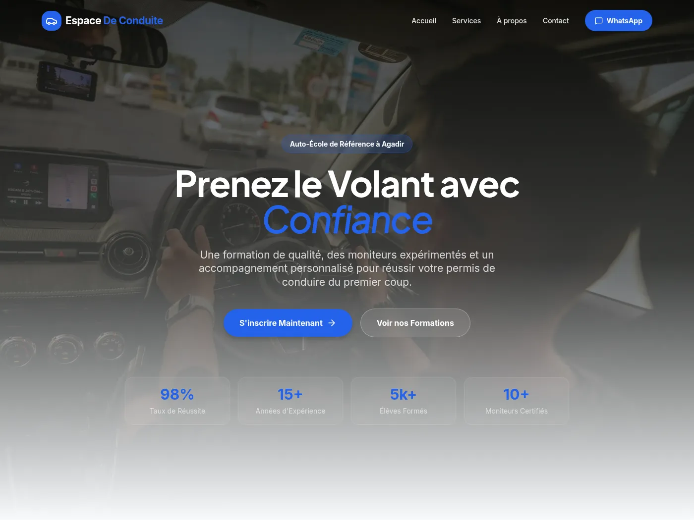 Auto-École Vitrine Pro